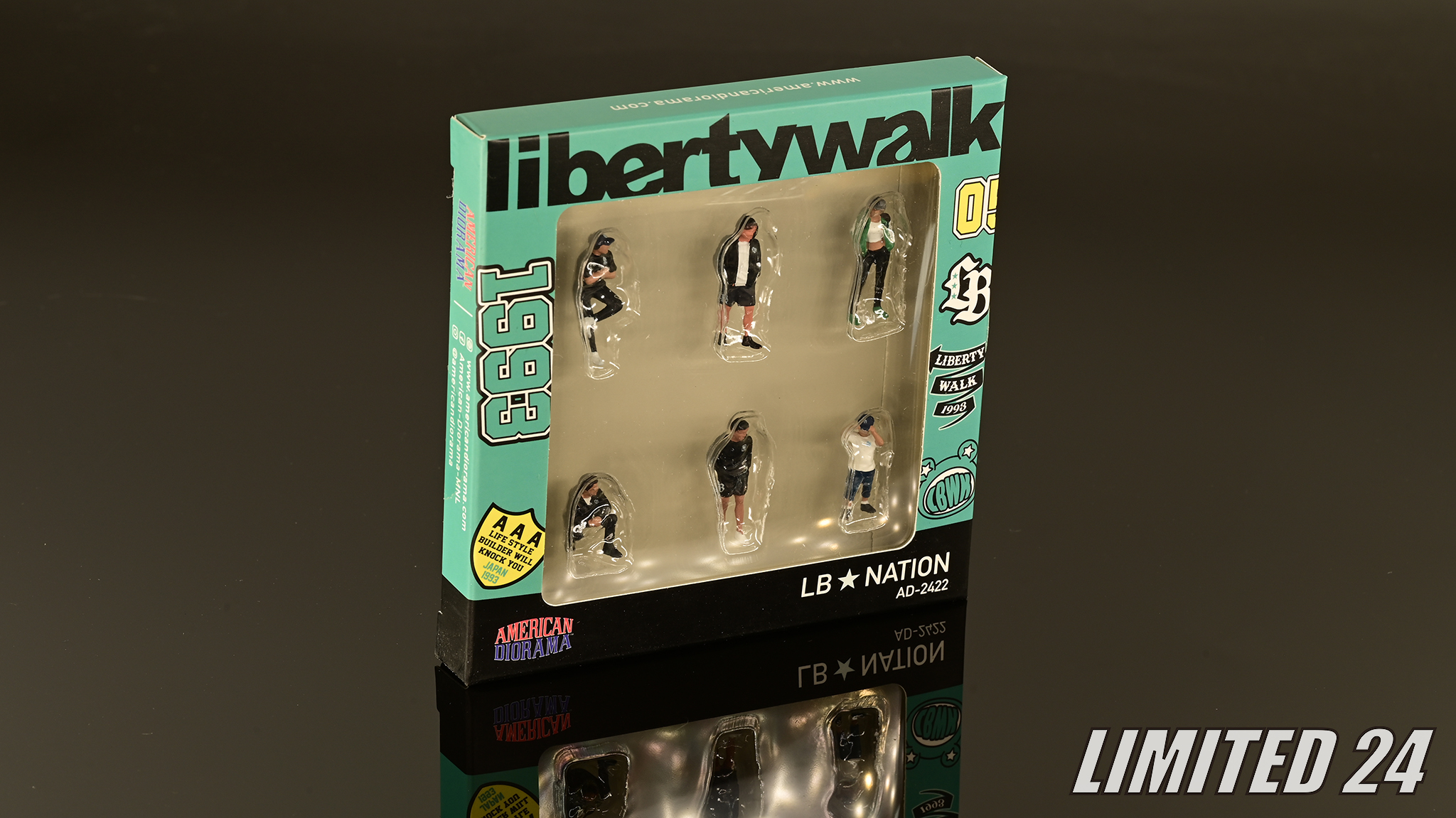 極致模型 1/64 AD Figure Set: The LB Nation (Set of 6 figures)*LBWK Licensed ...